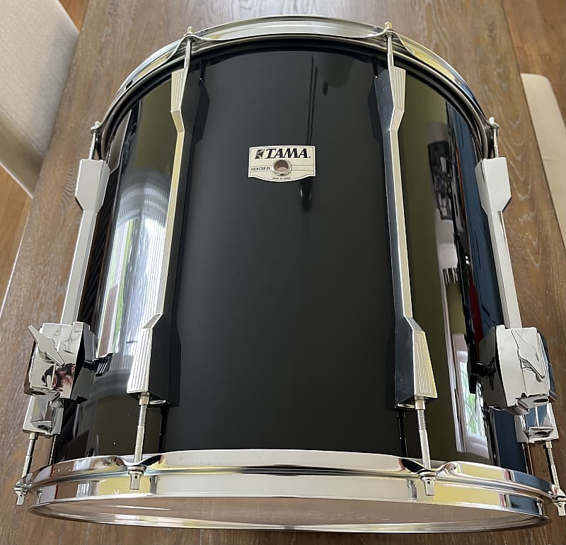 Tama Rockstar DX 18" x 16" Floor Tom Japan Black Evans Free | Reverb