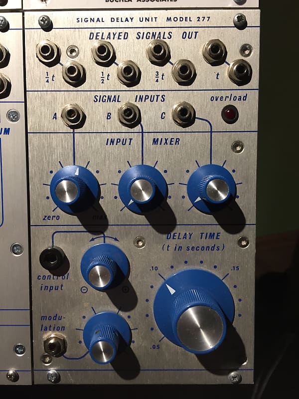 Samodular 277 delay for buchla 4u modular synth | Reverb