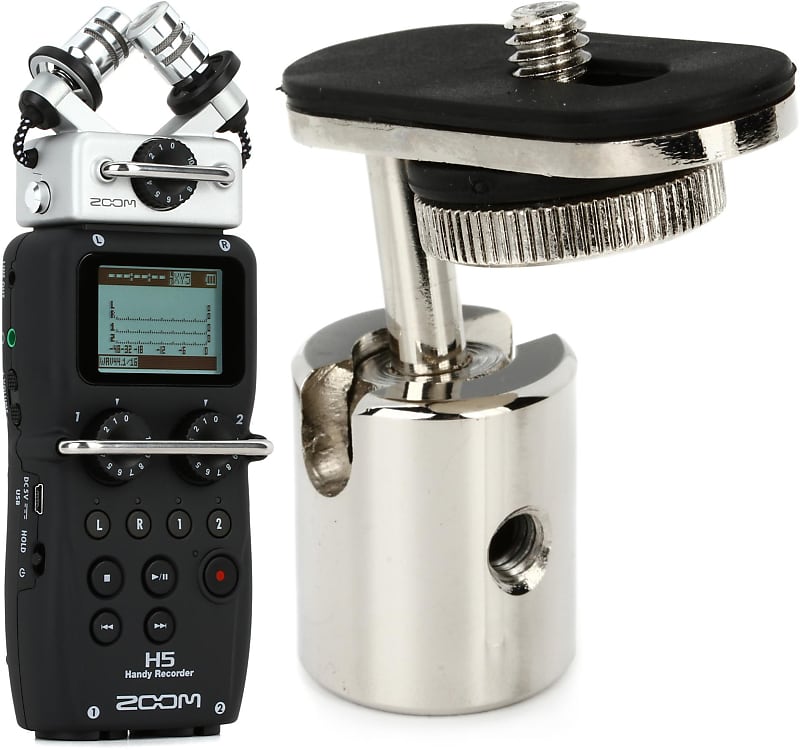 Zoom H5 4-channel Handy Recorder Bundle with On-Stage Stands | Reverb