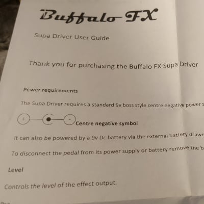 Buffalo FX Supa Driver 2010-2020 - Black | Reverb