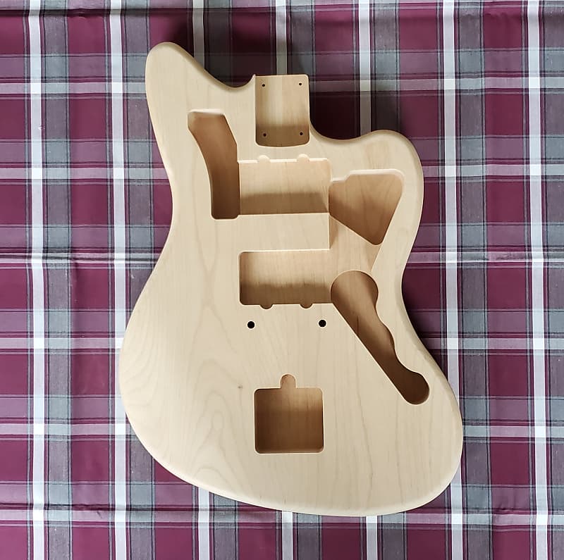 Woodtech Routing 2 pc Alder Jazzmaster Body - Unfinished | Reverb
