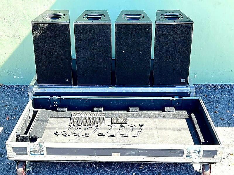 D&B Audiotechnik Q1 Line Array Speaker W/Case (Lot of Four) | Reverb