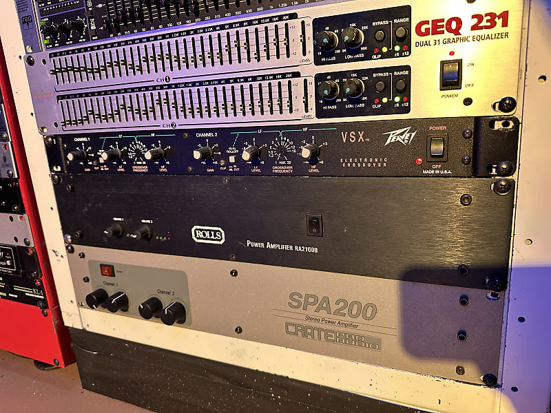 Crate Pro Audio Spa 200 stereo power amp | Reverb