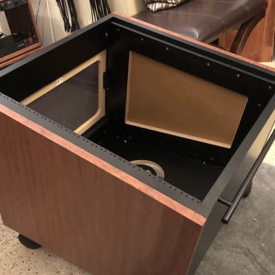 Sterling Modular Face Up 12 U Rack with African Rosewood Trim | Reverb