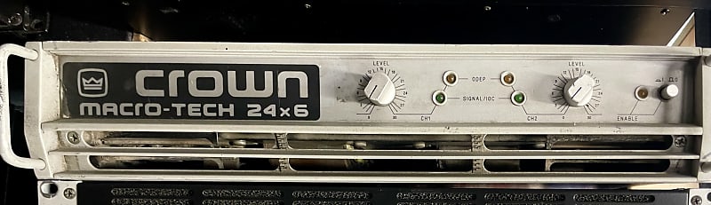 Amplifier Professional Crown Macro-Tech 24 x 6. 2 Channel | Reverb UK