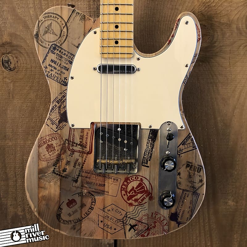 Rockit Custom Tele-Style "Barncaster" Electric Guitar | Reverb UK