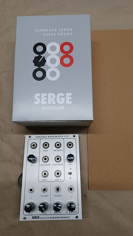 Random Source Serge Modular - Variable Bandwidth Filter | Reverb