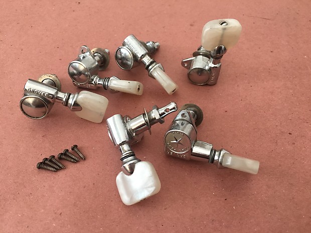 Grover patent pending pearloid tunes Pearloid buttons 3x3 | Reverb UK