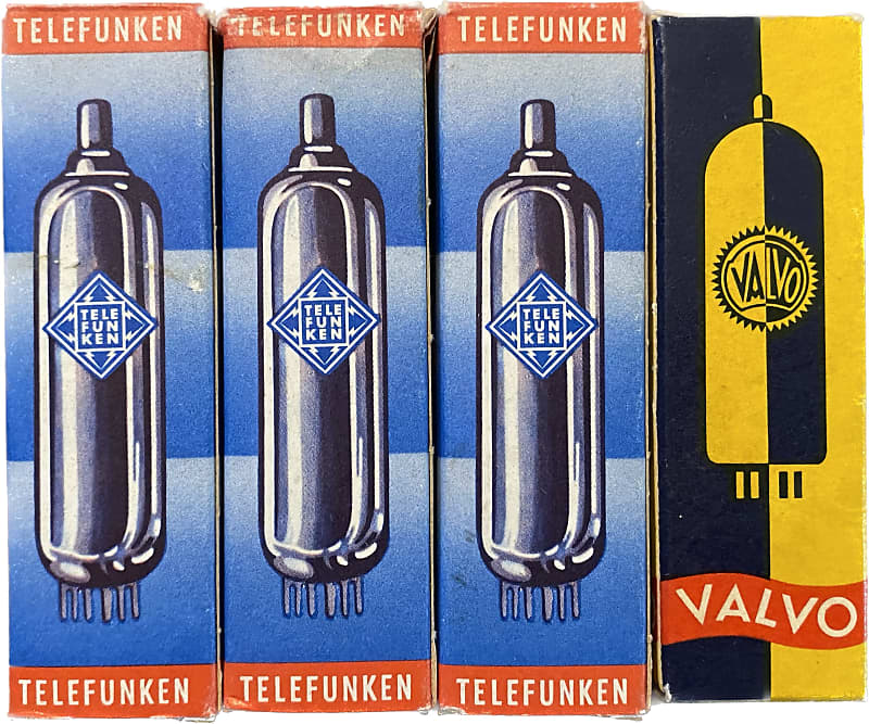 Telefunken V76 Microphone Preamp NOS / NIB Tube Compliment | Reverb
