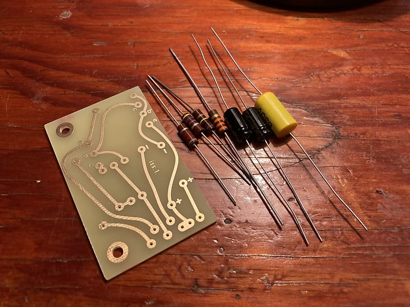 Fuzz Face Germanium Parts Kit with NOS Components and Vintage | Reverb