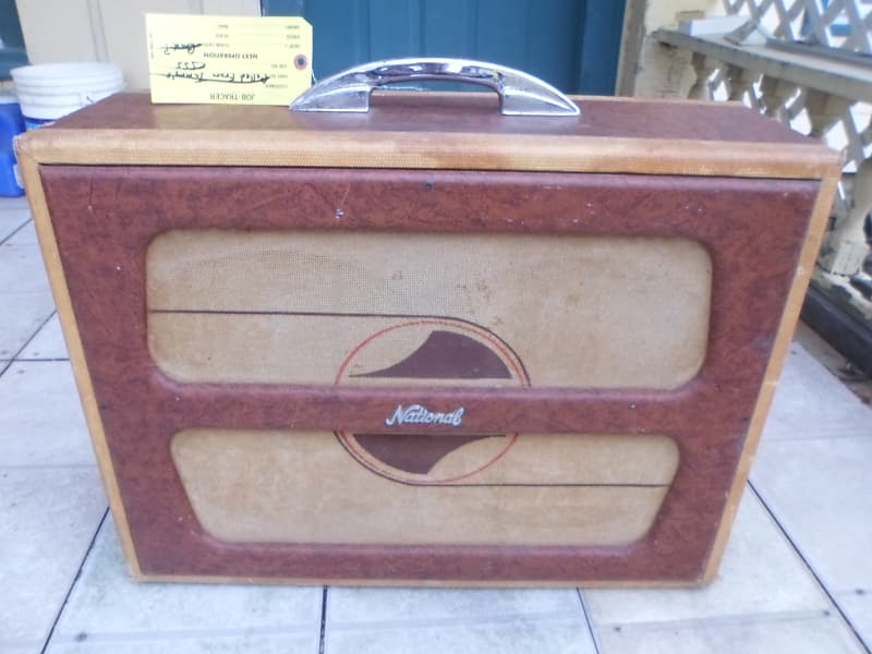 National Super Rare Stage Star Tube Amplifier 1953 - Tweed | Reverb