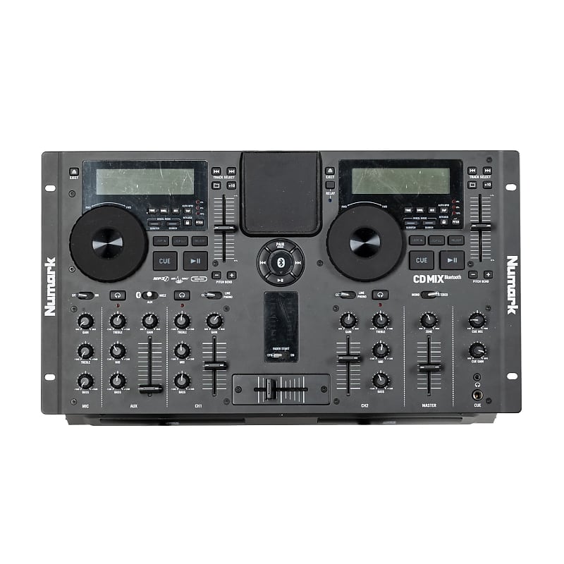 Numark CDMIX Bluetooth Dual Cd/MP3 Player | Reverb Numark CDMIX Bluetooth Dual Cd/MP3 Player | Reverb