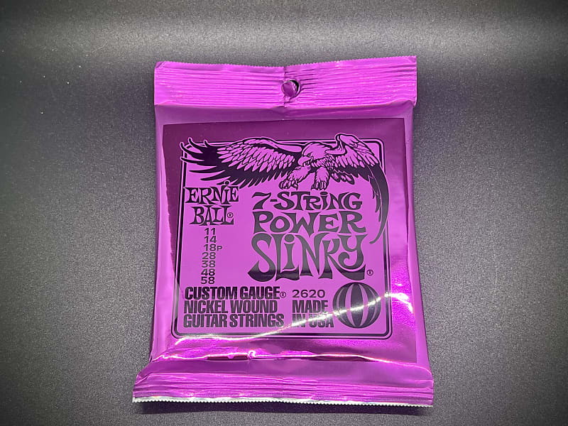 Ernie Ball Power Slinky 7 String 11-58 | Reverb