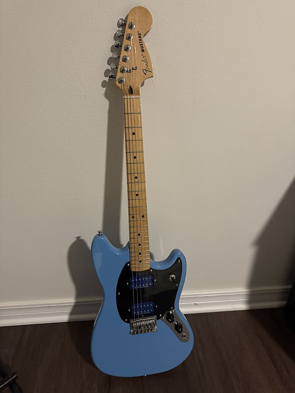 Partscaster Squier mustang - sonic california blue | Reverb