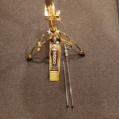 DW 9000 Series Gold Plated 3-Legged Hi-Hat Stand | Reverb