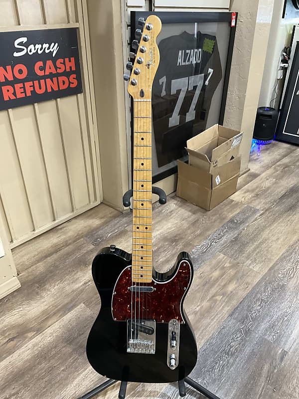 Fender Telecaster Black mexico made | Reverb
