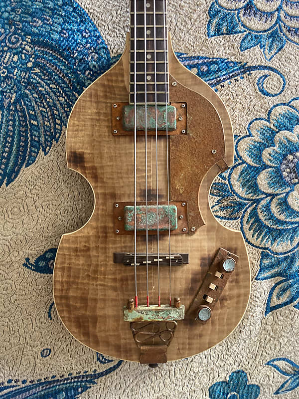 Rat Fiddle Violin Beatle Bass 2017 - stressed relic'd | Reverb