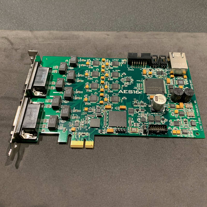 Lynx AES16e-50 PCIe AES/EBU Interface with SRC and AES50 | Reverb