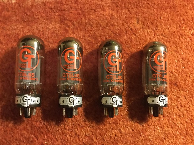Groove Tube GT-6L6-S Matched set of 4, Quartet. | Reverb