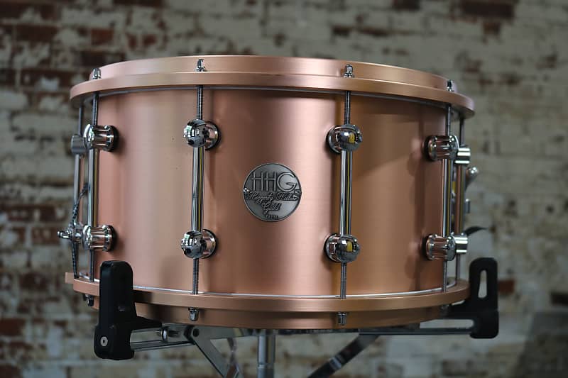HHG Drums 14x8 cast copper snare drum 2024 - Satin | Reverb Canada