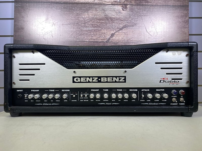 Genz Benz EL DIABLO 100/50 WATT HEAD Guitar Amplifier | Reverb