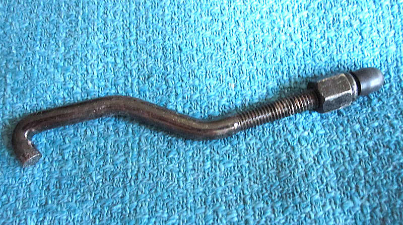 Black Bongo Lug Tension Rod J-Hook with Nut & Cap - USED | Reverb