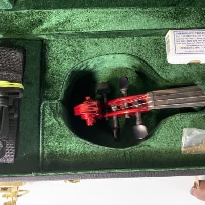 Rave Electric 4 String Violin 2003-ish - Maroon Gloss | Reverb