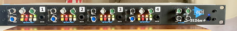 API 3124M+ 4-Channel Mic Preamp Mixer | Reverb