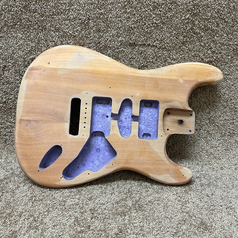 Gen Strat Style Guitar Body Natural | Reverb
