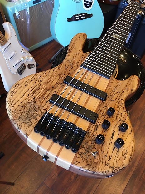 Wolf 7 String jazz Bass Spalt Maple, SKB Universal Shaped | Reverb