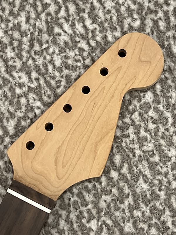 Roasted Maple Guitar neck, fits Strat, rosewood, 9.5 radius, | Reverb