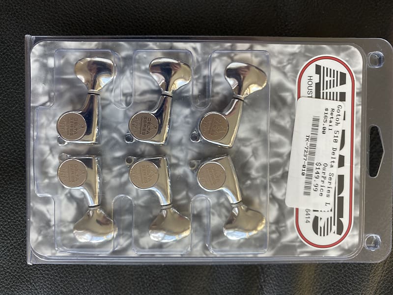 Gotoh 510 Delta Series Locking Tuners, 3x3 Tuning Keys, | Reverb UK