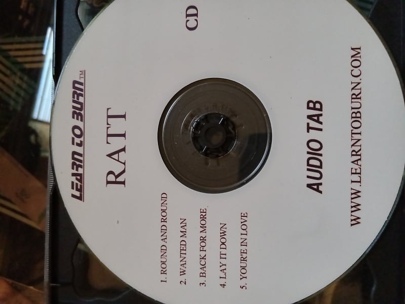 Learn To Burn Ratt Ratt audio cd tab 1980s | Reverb