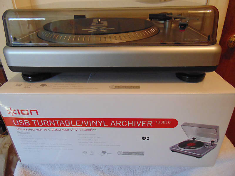 ION TTUSB10 Manual Turntable-NIB-Tested Working | Reverb
