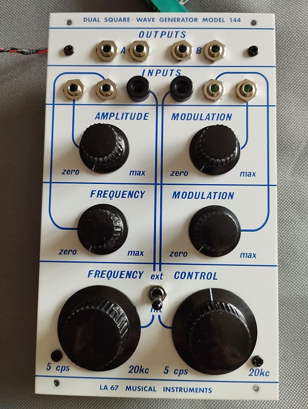Buchla Dual Square Wave Generator Model 144 LA67 Clone | Reverb