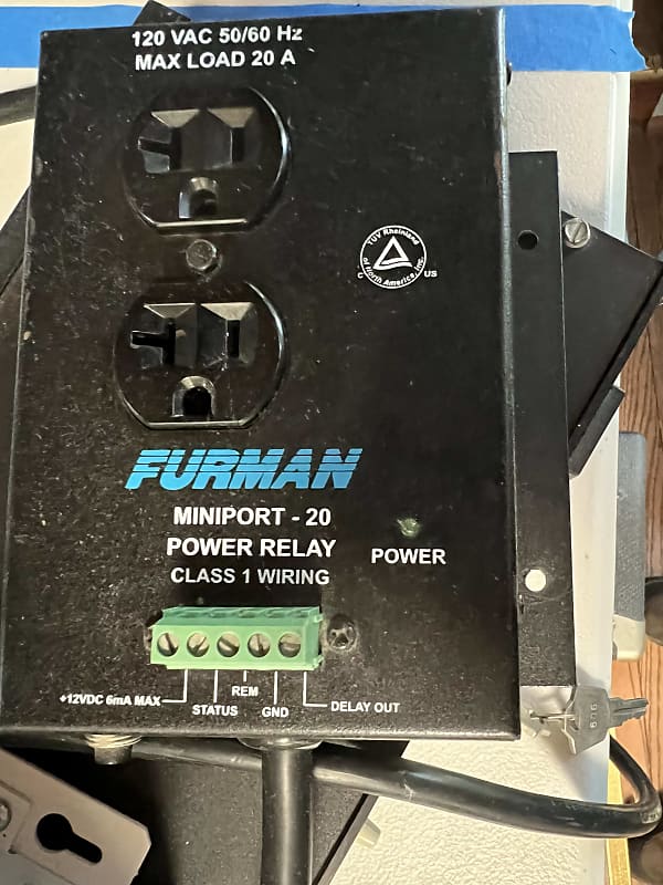 Furman Furman MiniPort-20 MP-20 20A Power Relay Switched | Reverb
