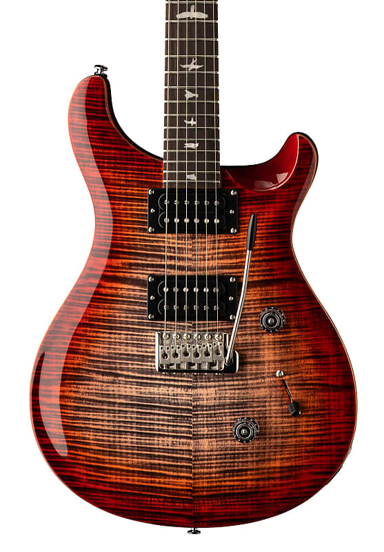 PRS SE Custom 24 - Charcoal Cherry Burst | Reverb