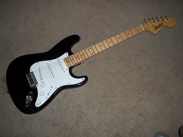 Older Fender Squier Strat Bullet Big Logo Stratocaster | Reverb