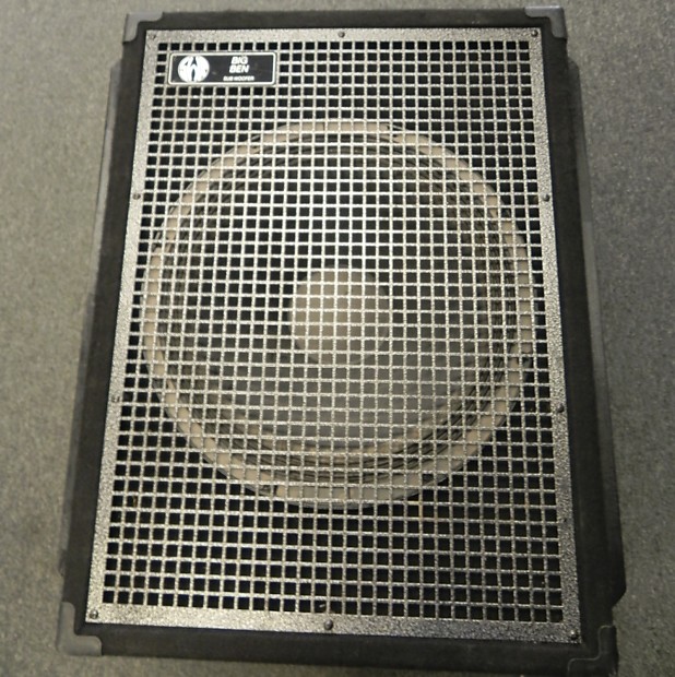 SWR Big Ben 1x18" 400 Watt RMS Speaker Cabinet Black/Silver | Reverb