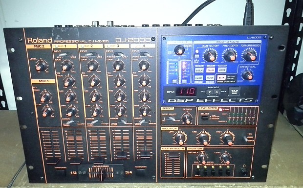 Roland DJ-2000 Mixer-Made In Japan-3 Band EQ's-MIDI Sync Out- | Reverb