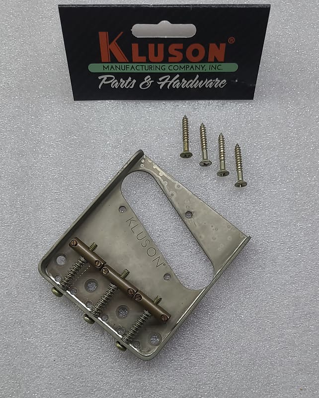 Aged Relic Nickel Kluson Vintage Replacement Bridge For | Reverb