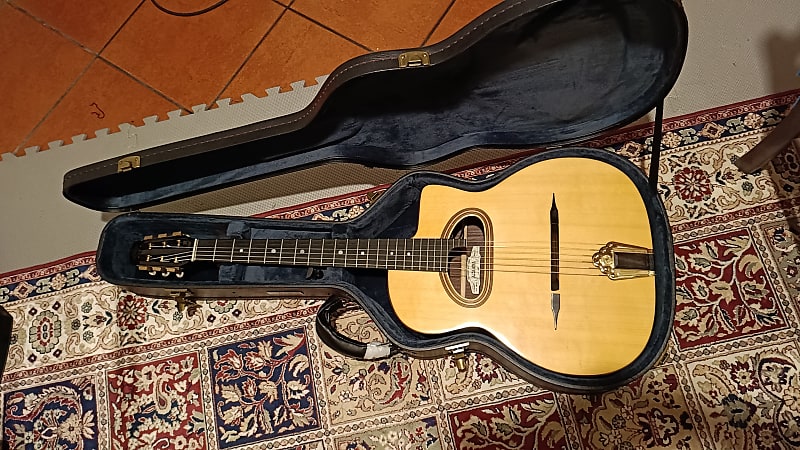 Altamira D hole - Natural manouche gypsy Jazz Maccaferri | Reverb