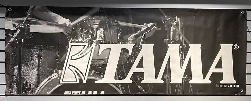 Huge Tama Drums Dealer Banner Sign Display | Reverb