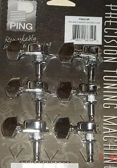 Ping 6-inline Chrome Guitar Tuning Machine, P2642-6R | Reverb