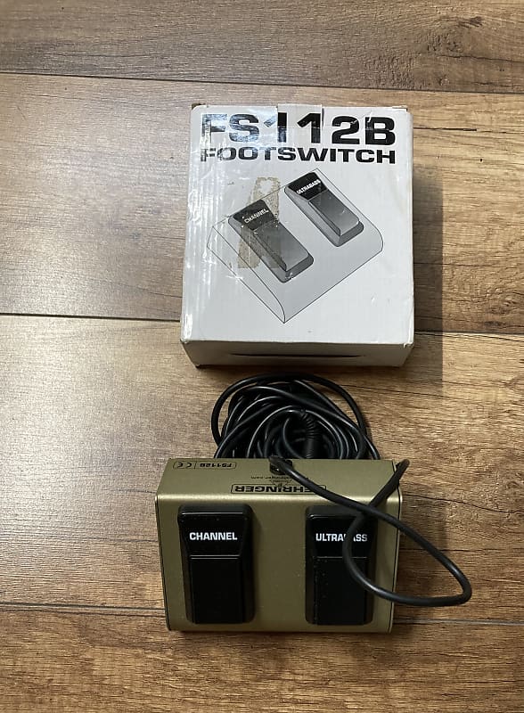 Behringer FS112B 2 Button Footswitch, Excellent, SKU: 9116GT | Reverb