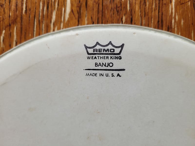 Pre-EPA Remo Weather King Archtop Banjo Head, 10 7/8", Top | Reverb