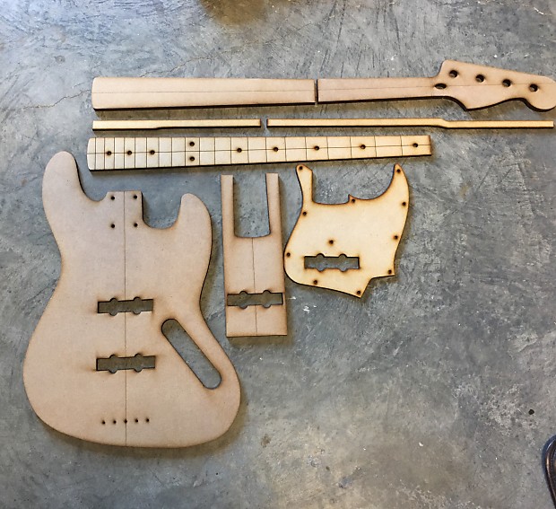 Guitar Building Templates Jazz Bass Standard cut on | Reverb Australia