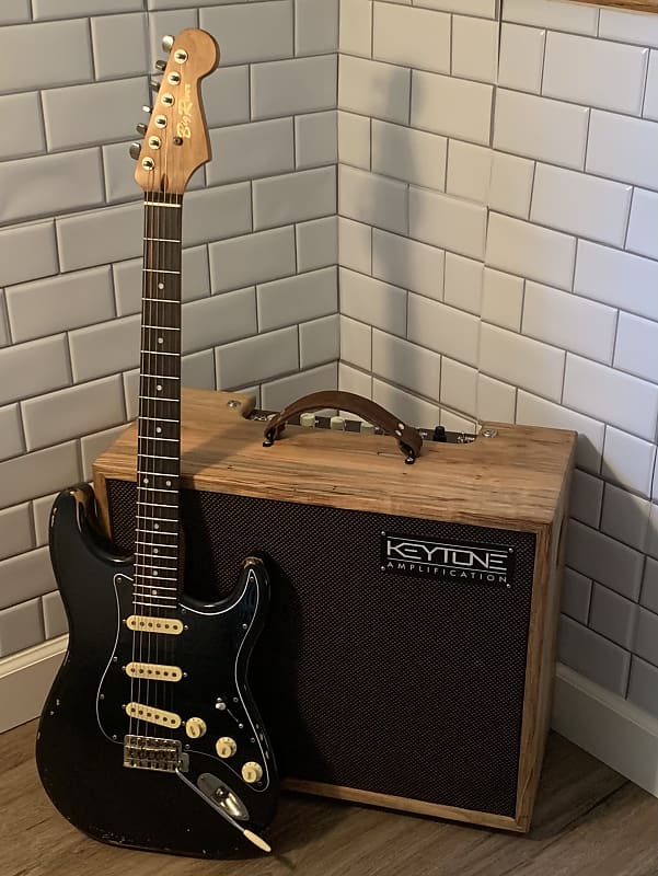 Big River Strat **Dark Star Black Nitro Relic**Lollar Dirty | Reverb