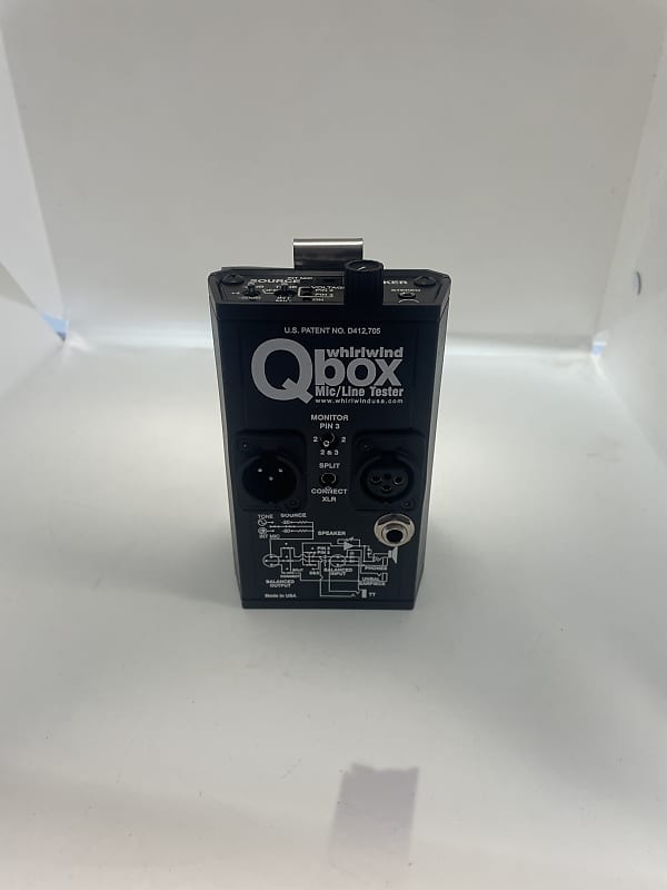 Whirlwind QBox MIC/ LINE TESTER | Reverb