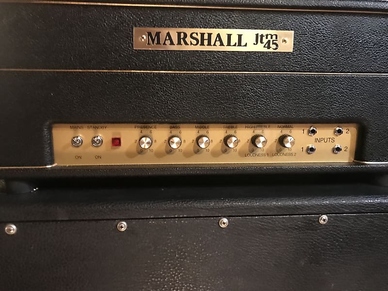 Union Jack Amplifiers Marshall JTM 45 2012 Black | Reverb